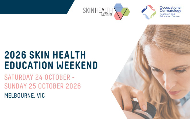Skin Health Education Weekend 2026 - Australian Dermatology Nurses ...